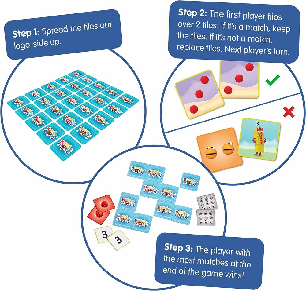 NUMBERBLOCKS MEMORY MATCH GAME - Toys 2 Learn